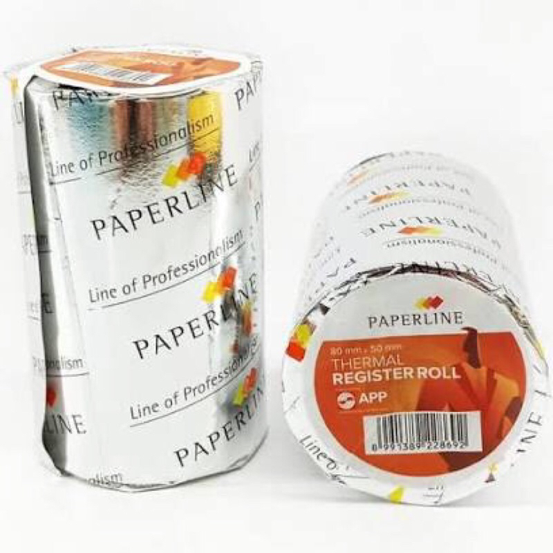 Paperline 57x50 THERMAL PAPER ROLL/Cashier PAPER/Cashier Receipt (PCS ...