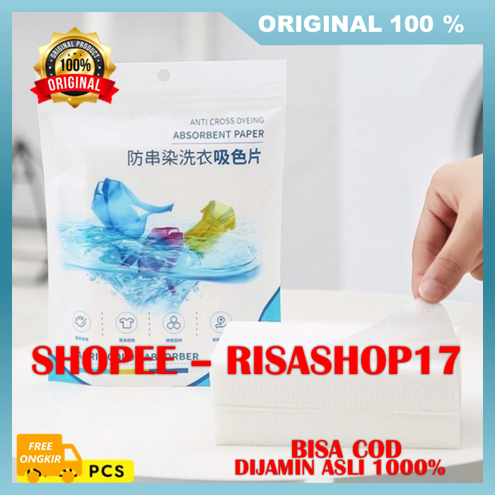 100% Original Anti-Fade Laundry Absorbent Color Absorbent Paper ...