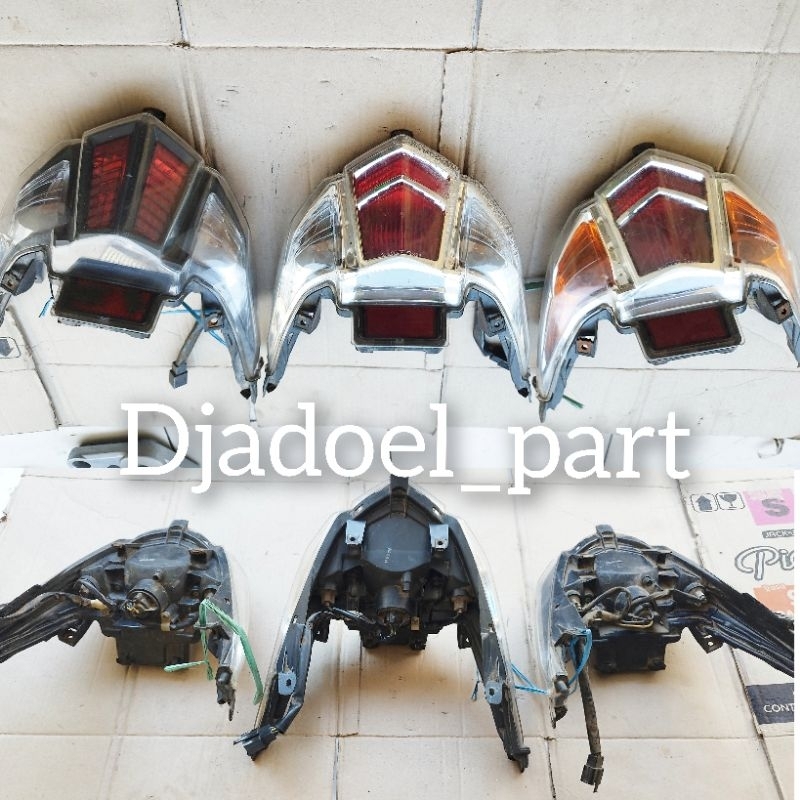 Original Xeon RC Xeon GT old carburetor rear light stop lamp | Shopee ...