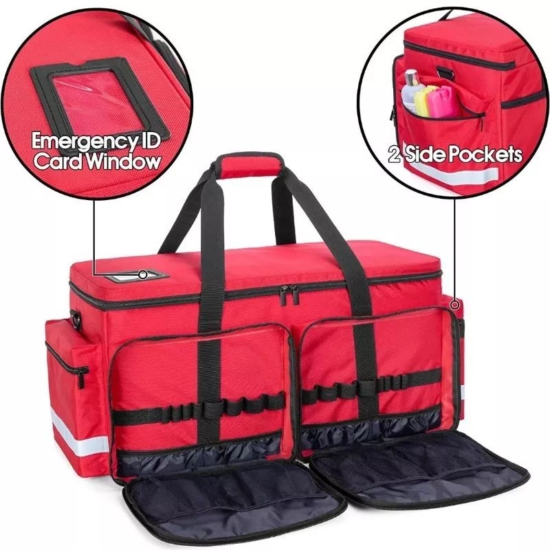 First aid oxygen bag, medical equipment, jumbo/large emergency kit bag ...