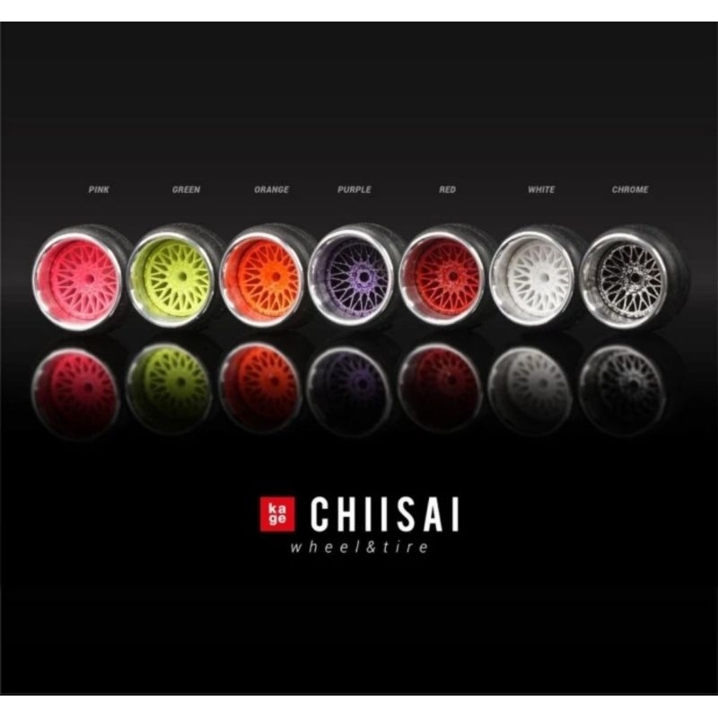 Chiisai Kage Wheels Diecast Rubber Tires, Yabaking Mesh model | Shopee ...