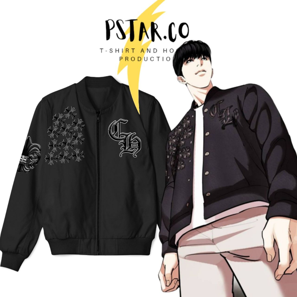 Lookism Park Hyungseok Outfit Chrome Hearts Jacket | Shopee Malaysia