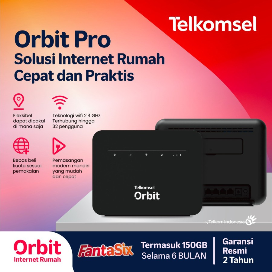 [FS] Telkomsel Orbit Pro Modem 4G Support WiFi 5GHz High Speed LTE Cat 6 4x4 MIMO - HKM281 K383 ...