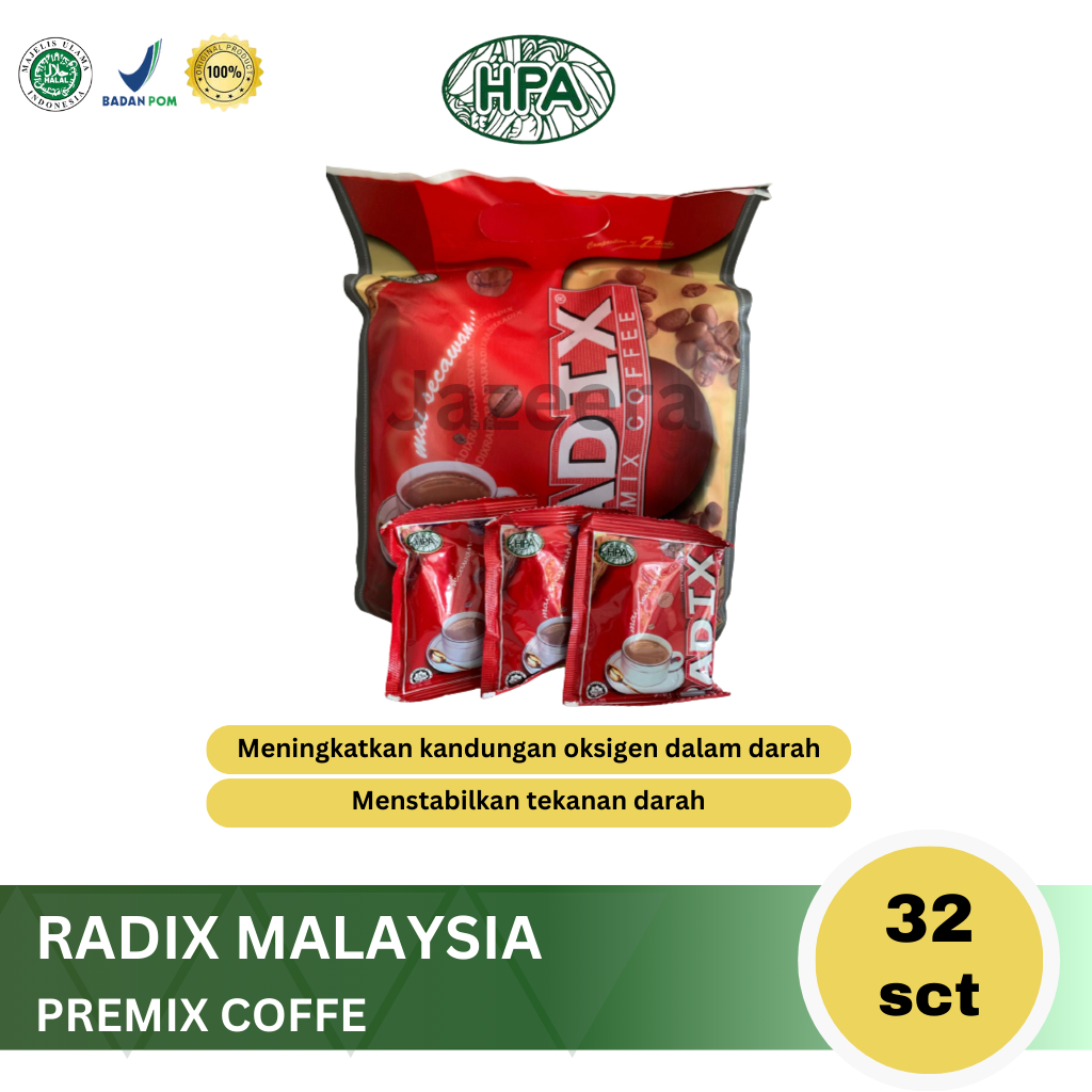 Original Radix Hpa Coffee Contains 32 Sachets Malaysia | Shopee Malaysia