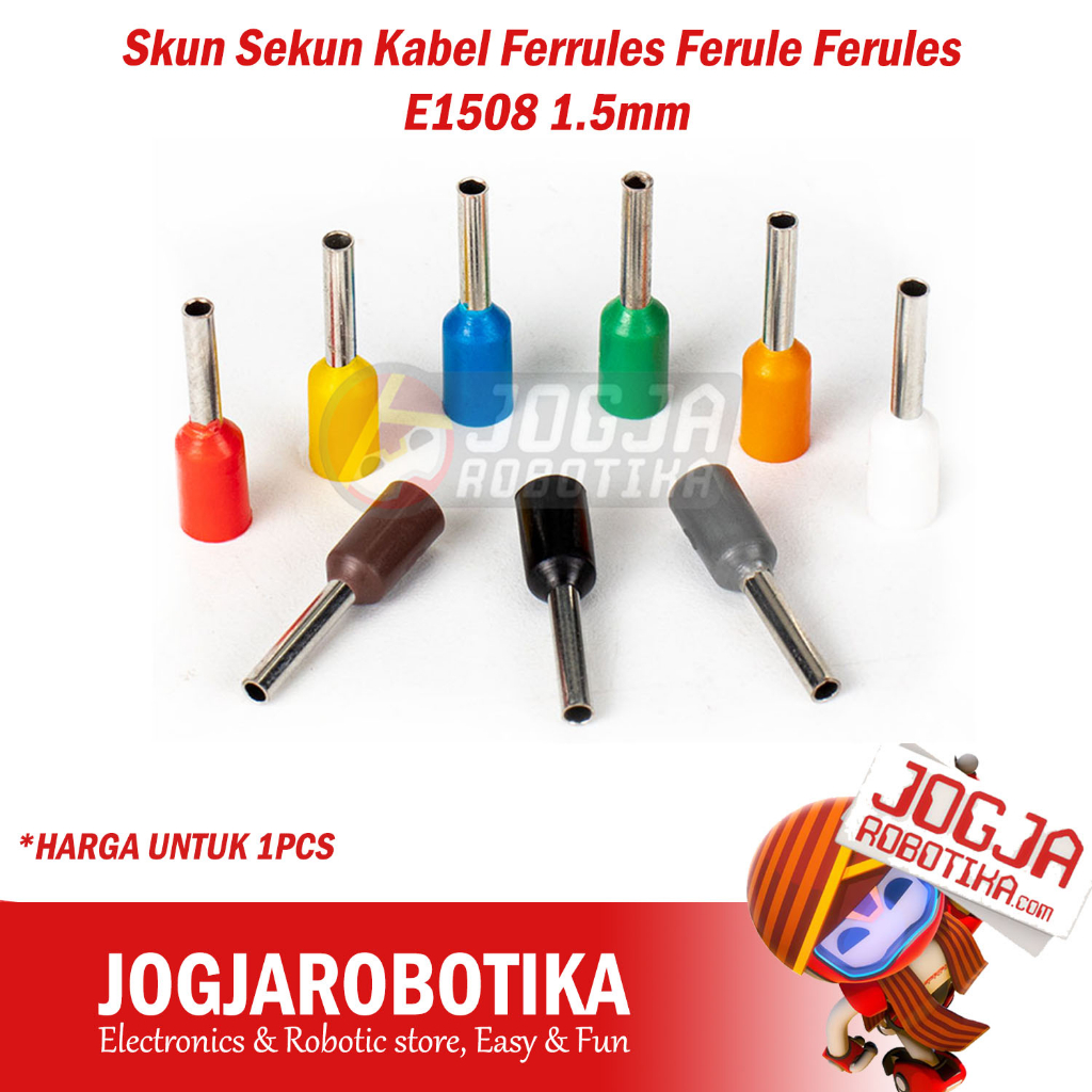 Skun Sekun Ferrules Ferules E1508 1.5mm Cable | Shopee Malaysia