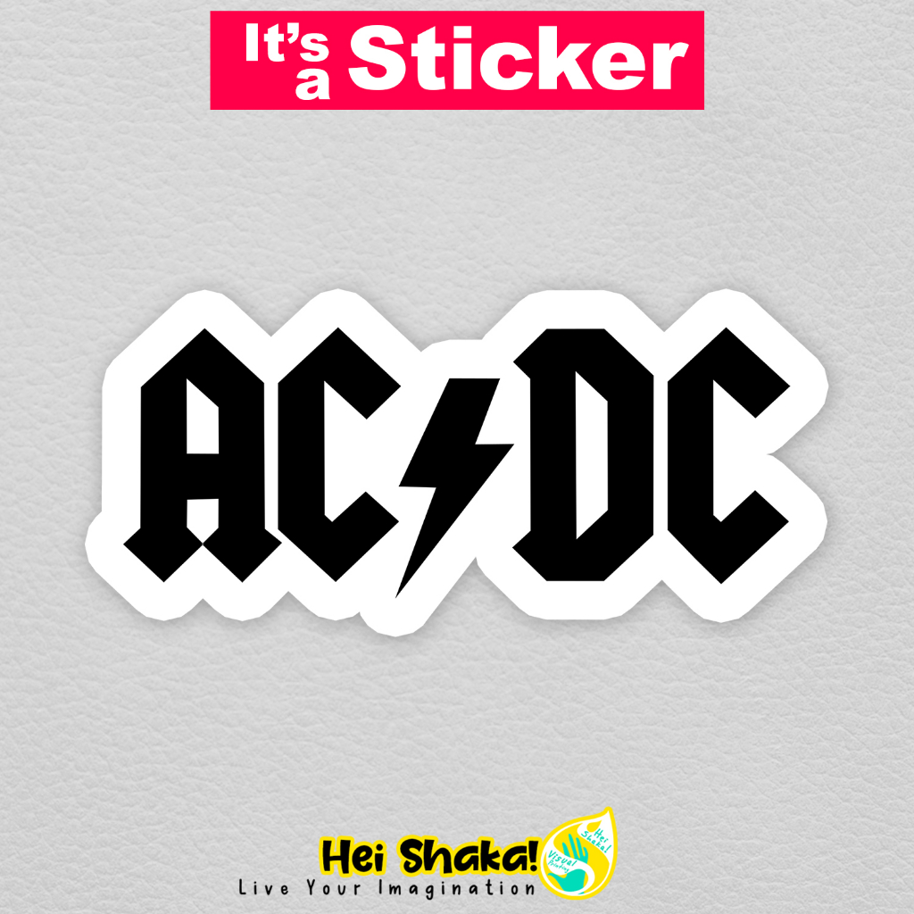 Acdc Sticker Waterproof Vinyl Band Music Sticker | Shopee Malaysia