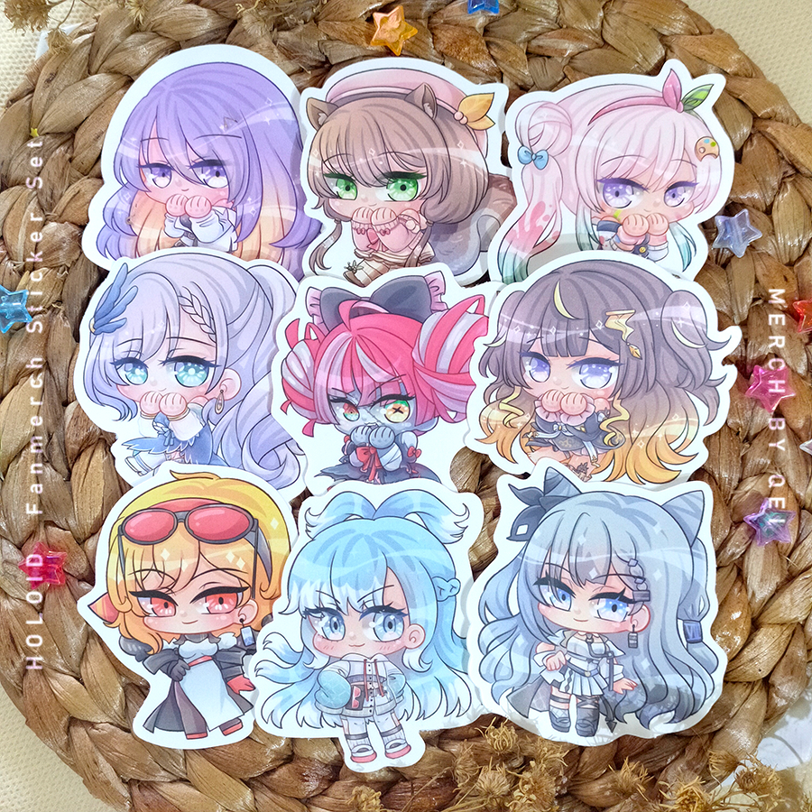 V-tuber Sticker Hololive ID Sticker Fan Merchandise: AIRANI IOFIFTEEN ...