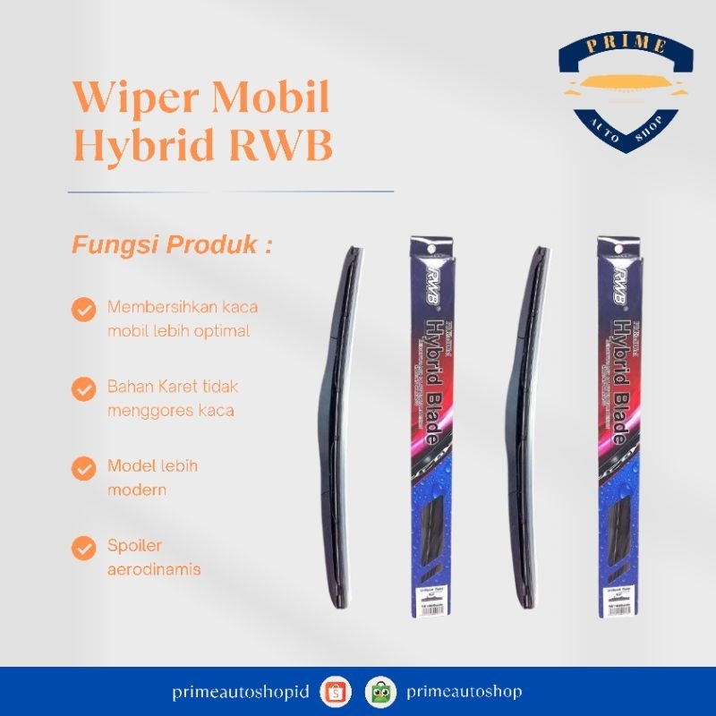 Rwb Hybrid Car Wiper / RWB Hybrid Wiper / Universal Hybrid Wiper ...