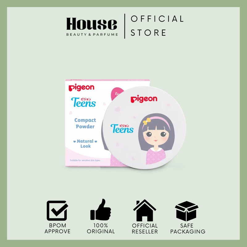 Pigeon Teens Compact Powder Natural Looks (FULL & REFILL) | Shopee Malaysia