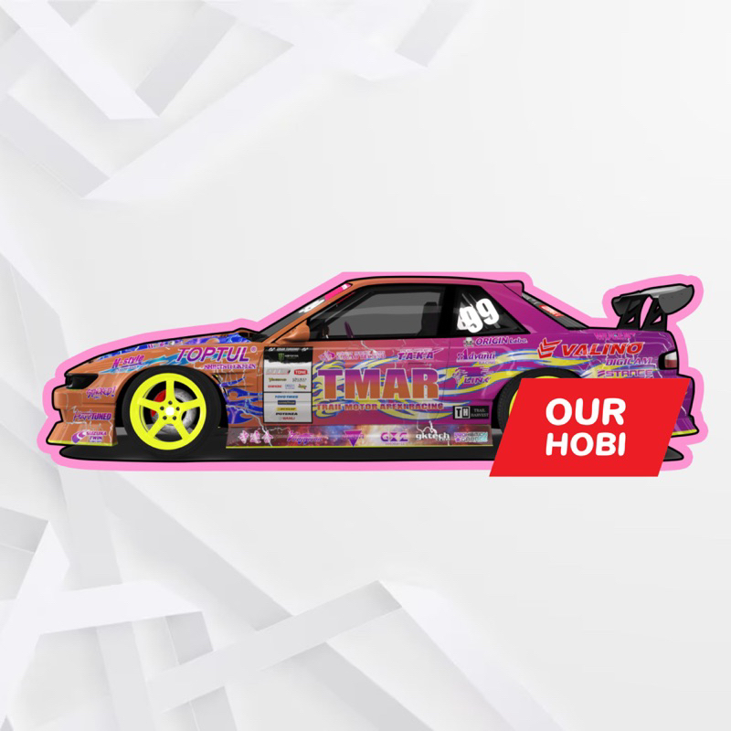 Nissan S13 Naoki D1GP 22 Drift Sticker | Shopee Malaysia