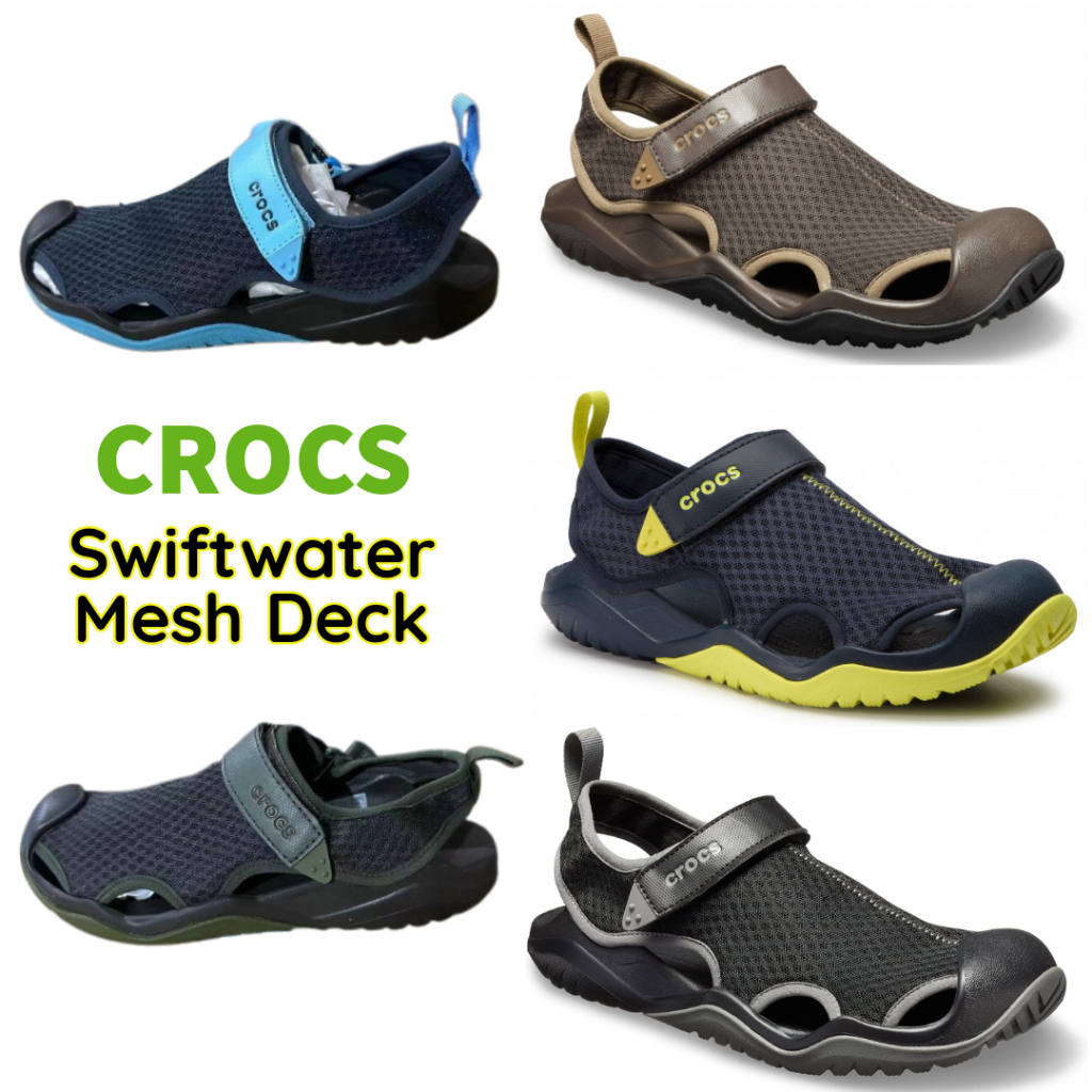 Crocs / Crocs Men / Crocs Sandals / Crocs Swifwater mesh deck / Crocs ...