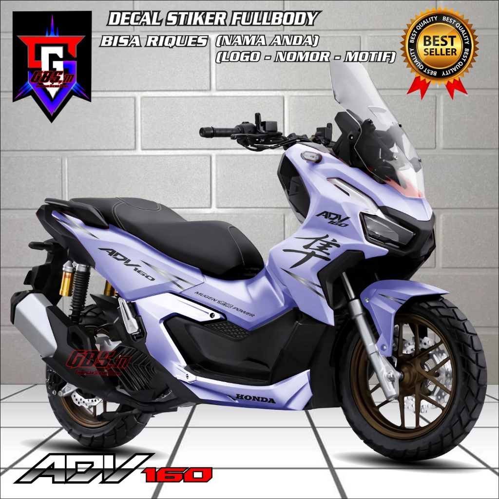 Sticker Decal Honda ADV 160 Fullbody Decal ADV 160 Motorcycle Sticker ...