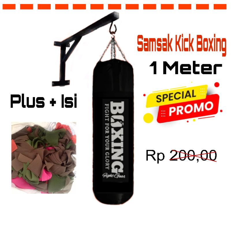 Samsak Boxing 1 Original Plus + Contents 1 Meter Or 100 Cm Samsak Kick ...
