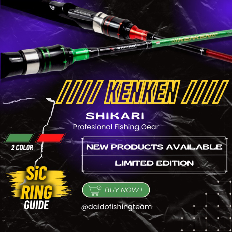 Carbon Shikari daido Fishing team Fishing rod | Shopee Malaysia
