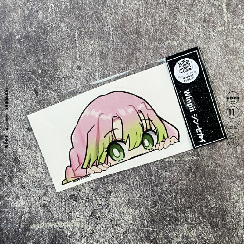 Peeking Sticker Kanroji Mitsuri Anime Demon Slayer | Shopee Malaysia