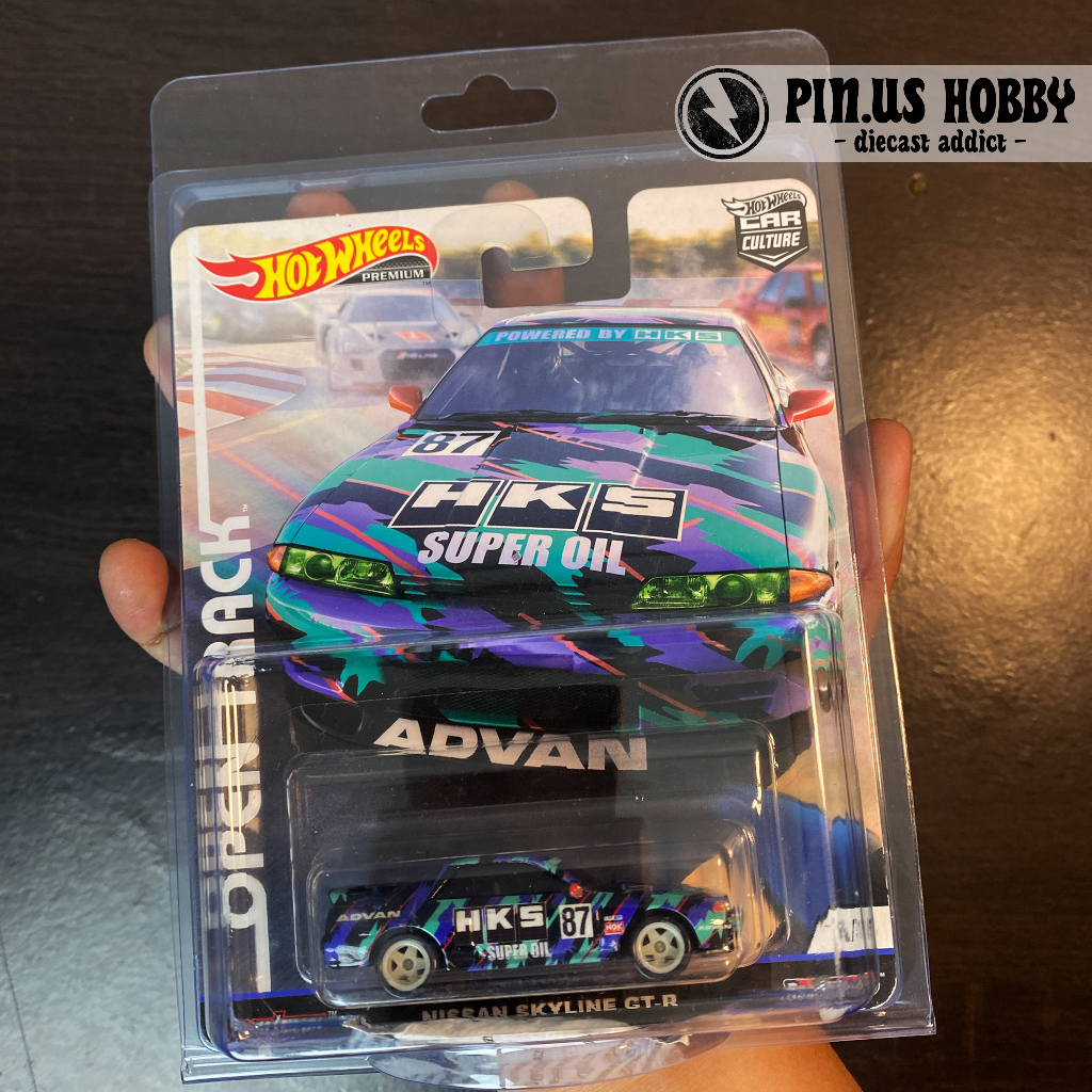 HOT WHEELS PREMIUM NISSAN SKYLINE GT R R32 HKS OPEN TRACK ORIGINAL HOT ...
