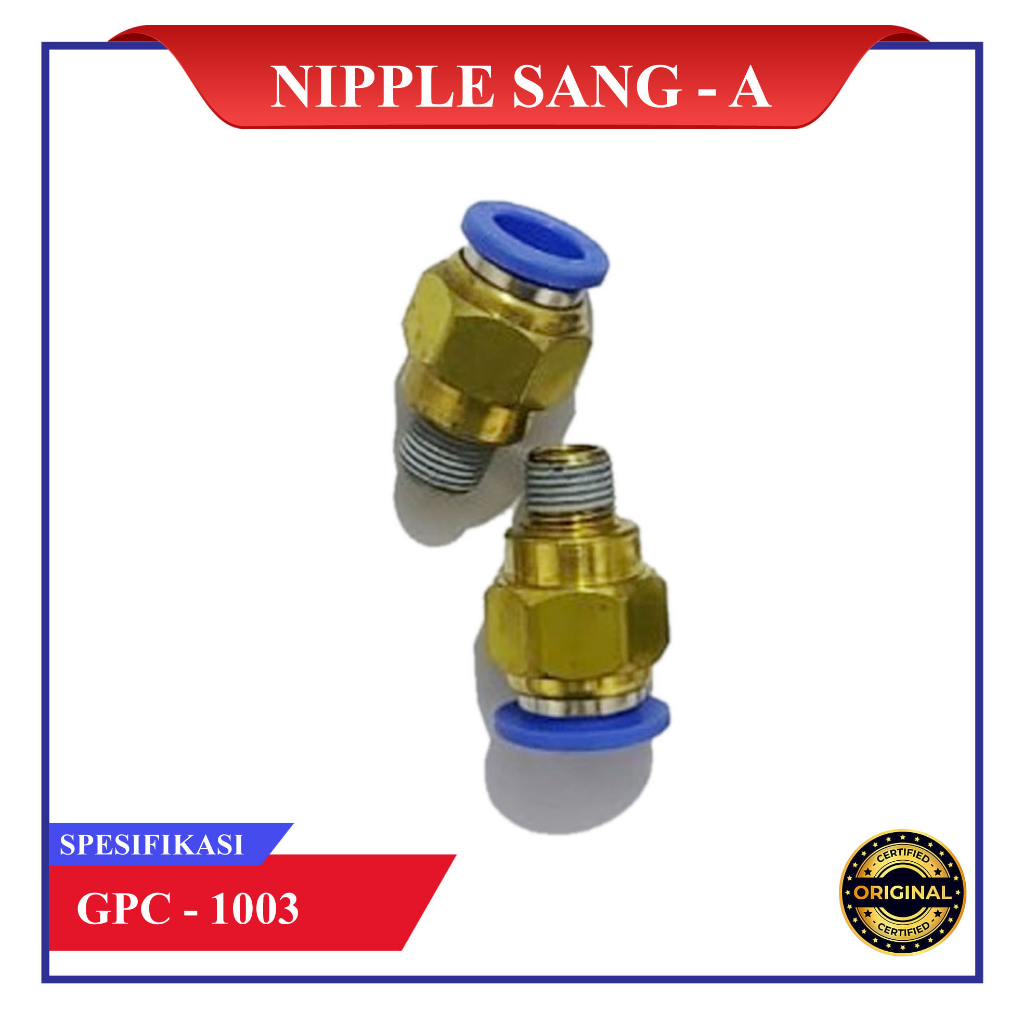 Original SANG-A GPL 1001 brand pneumatic nipple fittings | Shopee Malaysia