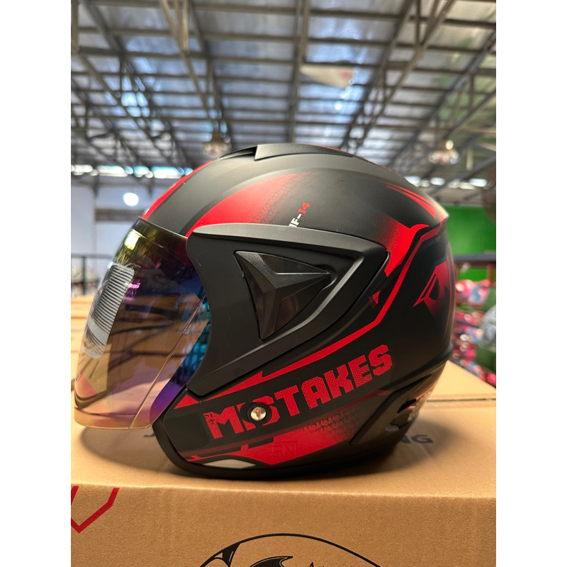 Ghm vista helmet with rainbow glass motif and the most popular | Shopee ...