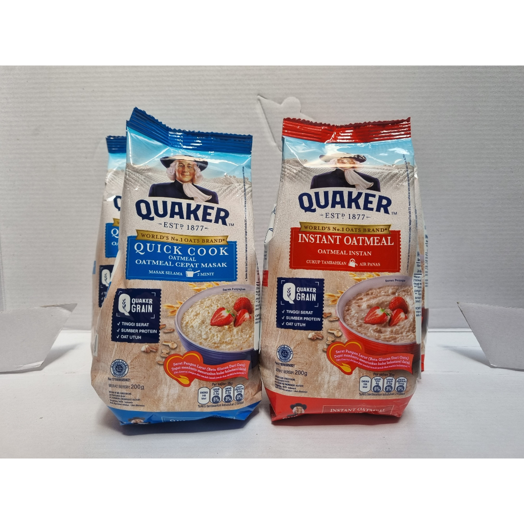 Quaker Oats Instant/Quick Cook 200g | Shopee Malaysia