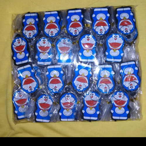 GANTUNGAN (100 Pcs) Doraemon Keychain Wedding Souvenirs in Plastic ...
