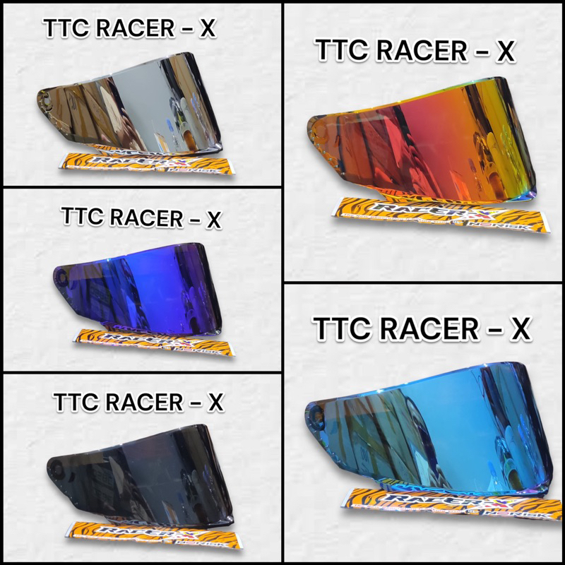 Glass Visor Helmet KYT TTC/TTCOURSE, kbr TTC, ALV Genesis, G2 Prestige ...