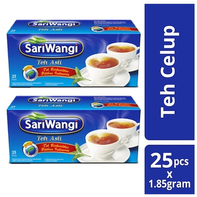 Sariwangi Tea Bag Box Contains 25 Bags (2 Boxes) | Shopee Malaysia