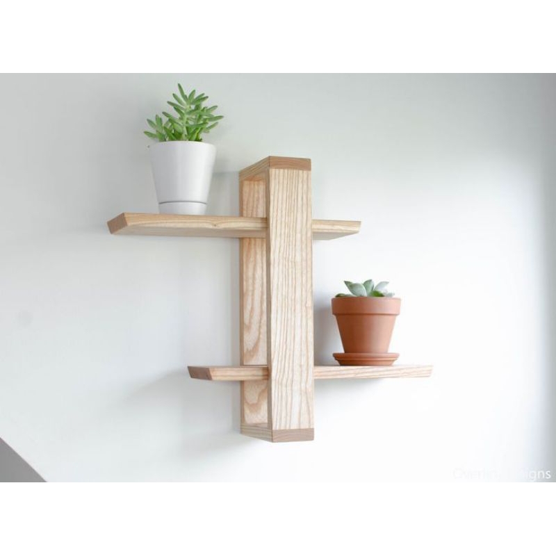 Dutch Teak Flower Wall Shelf | Shopee Malaysia