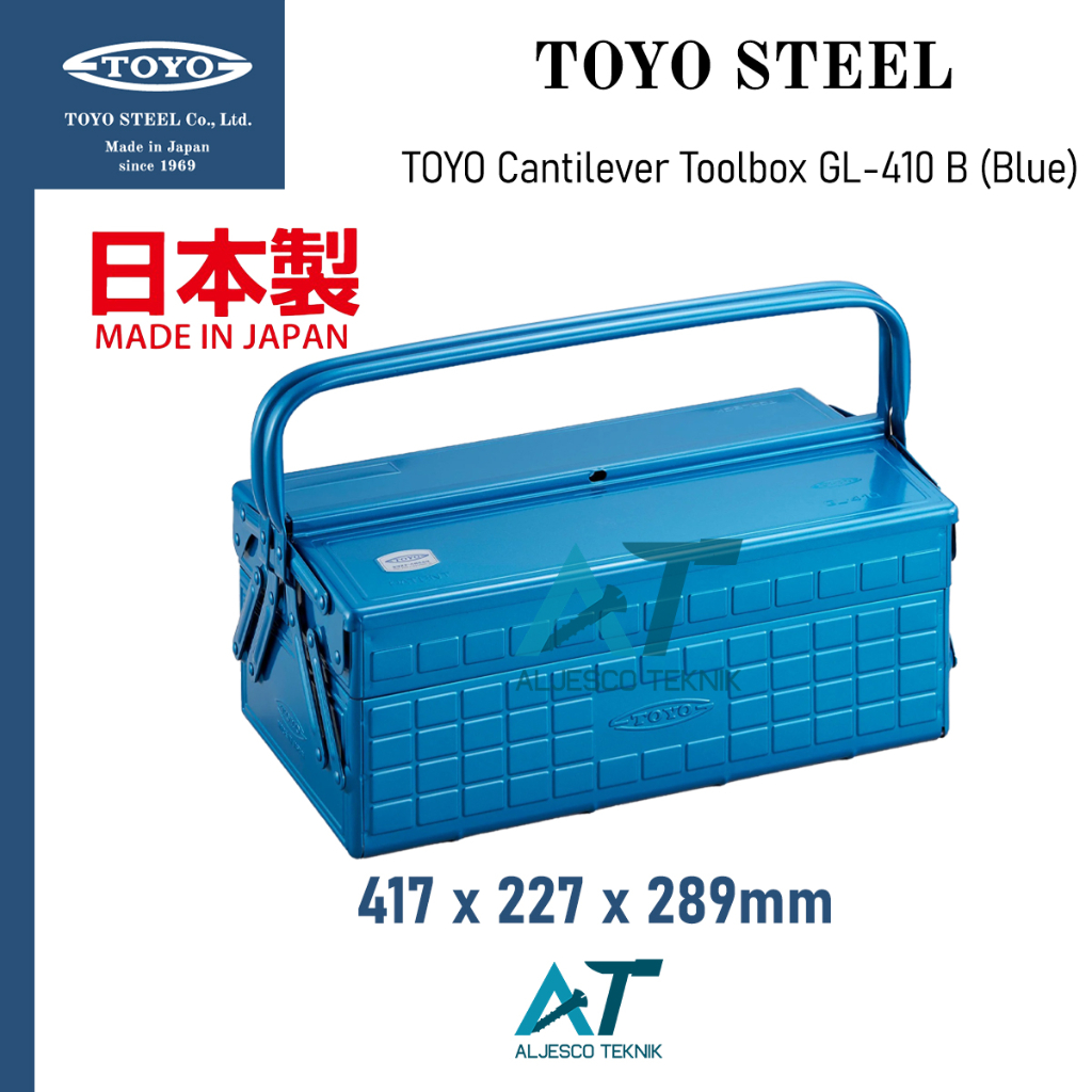 Toyo GL410 TOOLBOX 2 TIER TOOL BOX MADE IN JAPAN | Shopee Malaysia