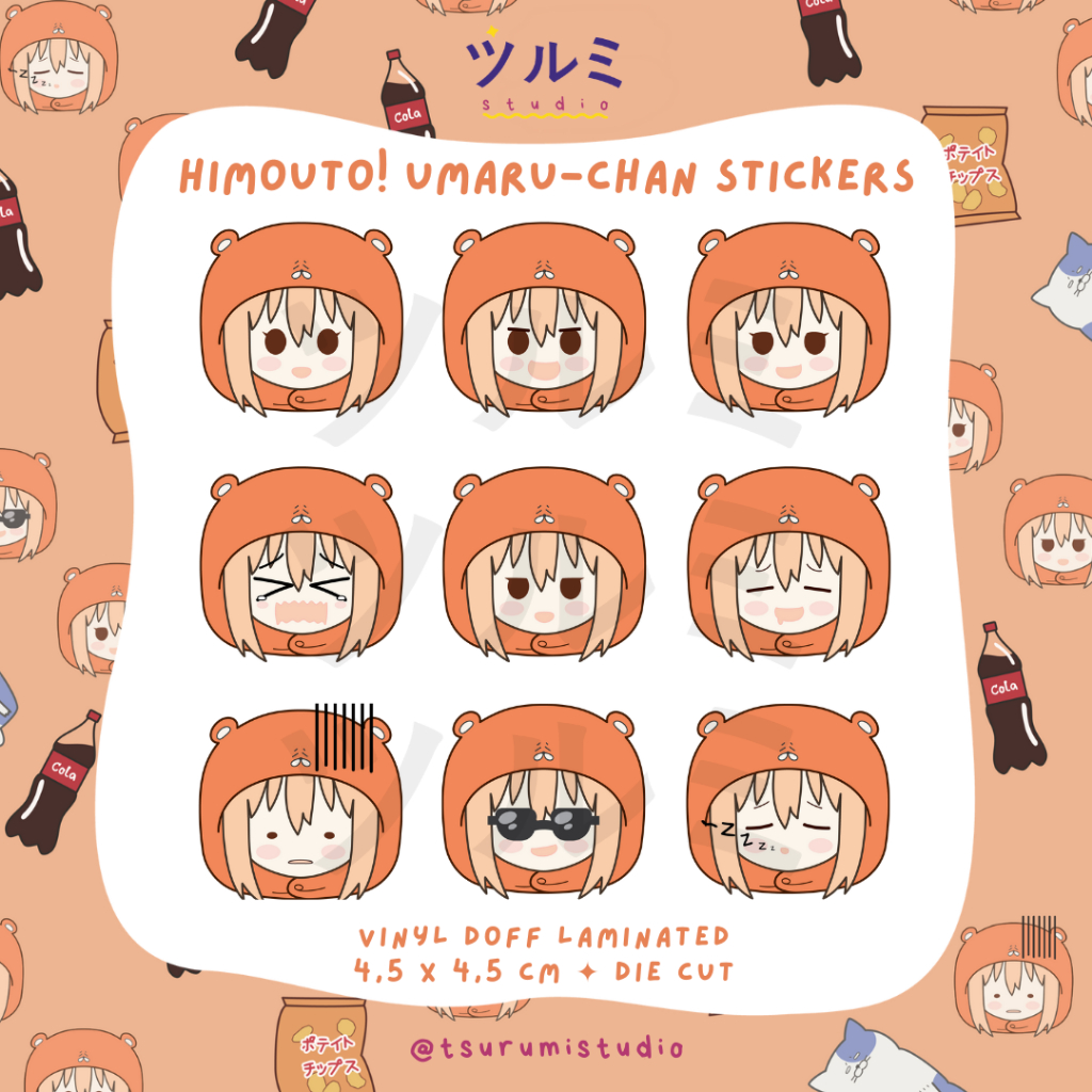 Himouto! Umaru-chan Chibi Sticker by tsurumistudio | Shopee Malaysia
