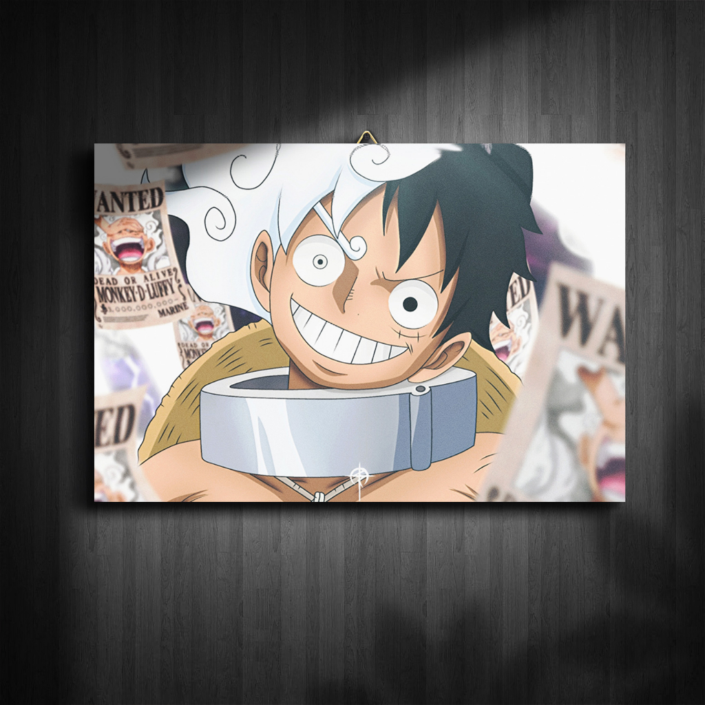 One piece luffy gear 5 five five anime Room Decoration Wall Display ...