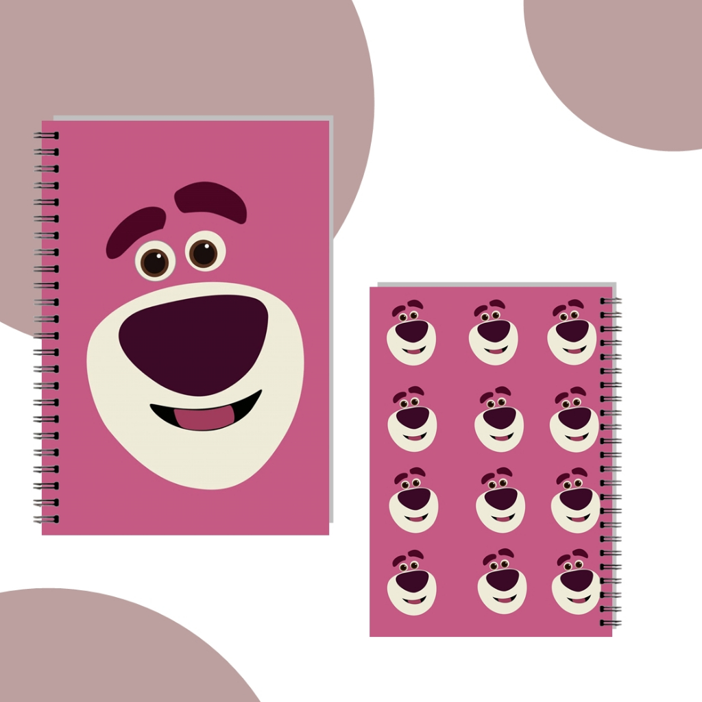 Lotso Toy Story Book Pink Bear Notebook | Shopee Malaysia