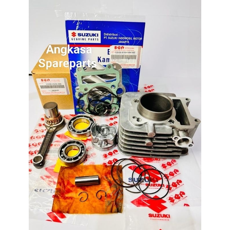 Block Piston+Handlebar Piston Plus Bearing Crucket Axle STD Shogun 125 ...