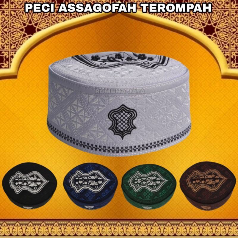 Songkok Cap Cap Cap With Embroidered Top | Shopee Malaysia