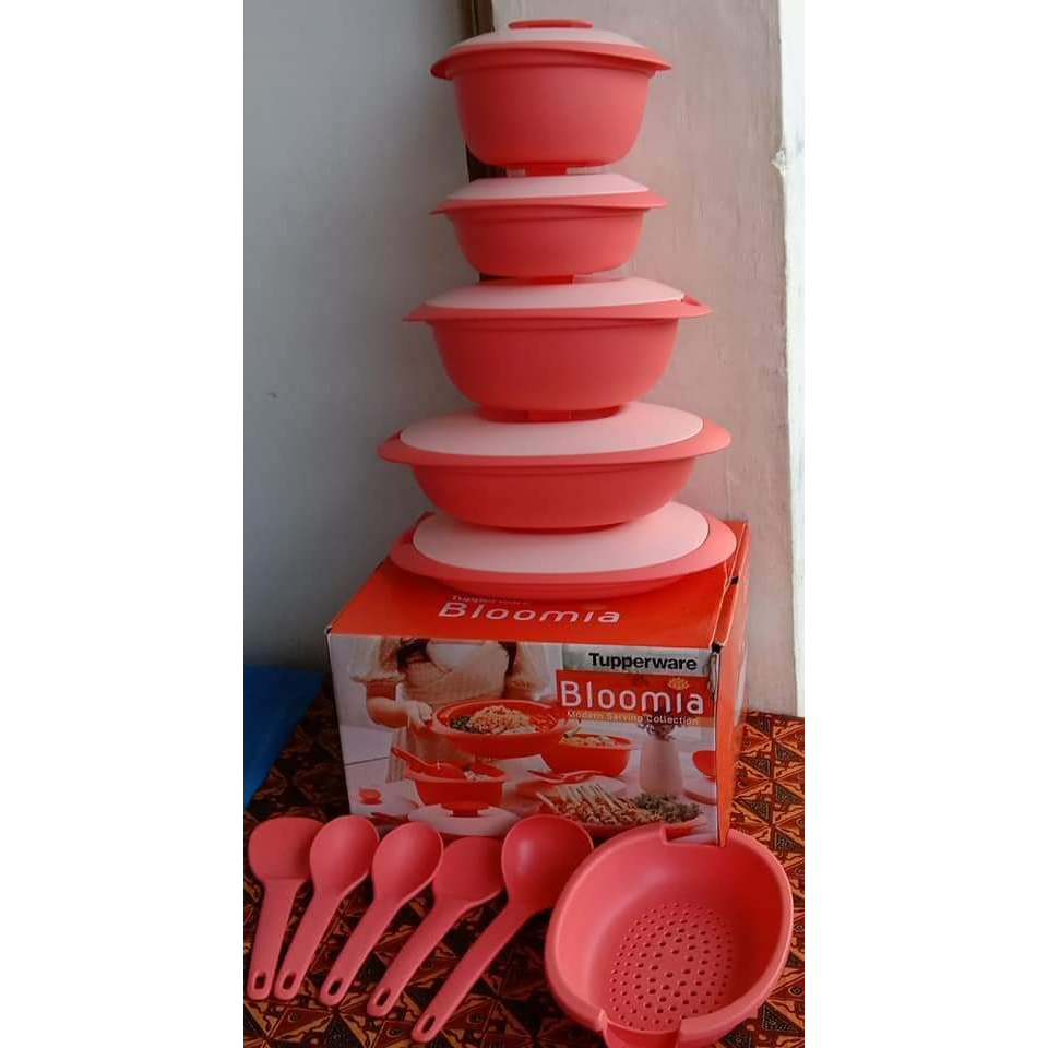 Tupperware bloomia collection buffet serving set | Shopee Malaysia