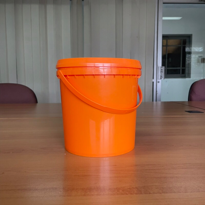 4 liter plastic bucket 4 liter Pail (4.5KG) (Orange) | Shopee Malaysia