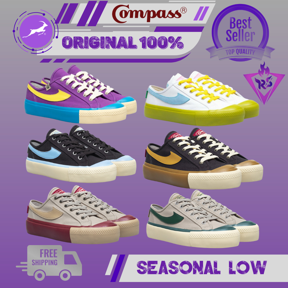Compass Gazelle Low Wafer Green Sepatu | Compass Gazelle Low | Gazelle ...