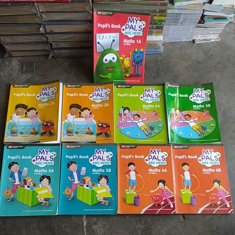 My PALS ARE HERE book! Pupils Book Math 1A,1B,2A,2B, 3A,3B,4A,4B,5A,5B ...