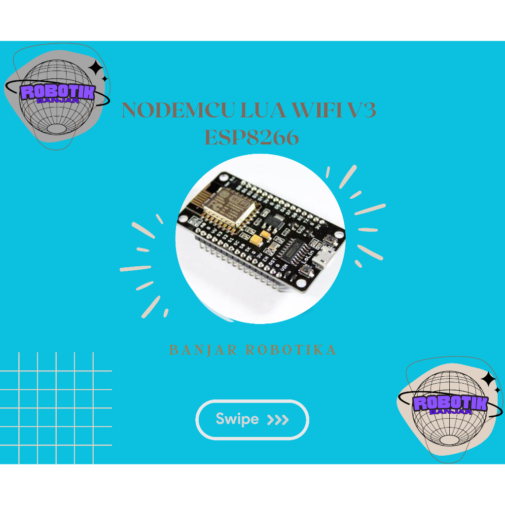 ESP8266 NodeMCU Lua Lolin WiFi V3 Module - Arduino - Banjar Robotika | Shopee Malaysia