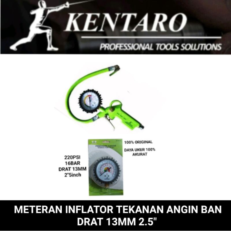 Kentaro japan quality inflator/Tire Pressure Meter | Shopee Malaysia