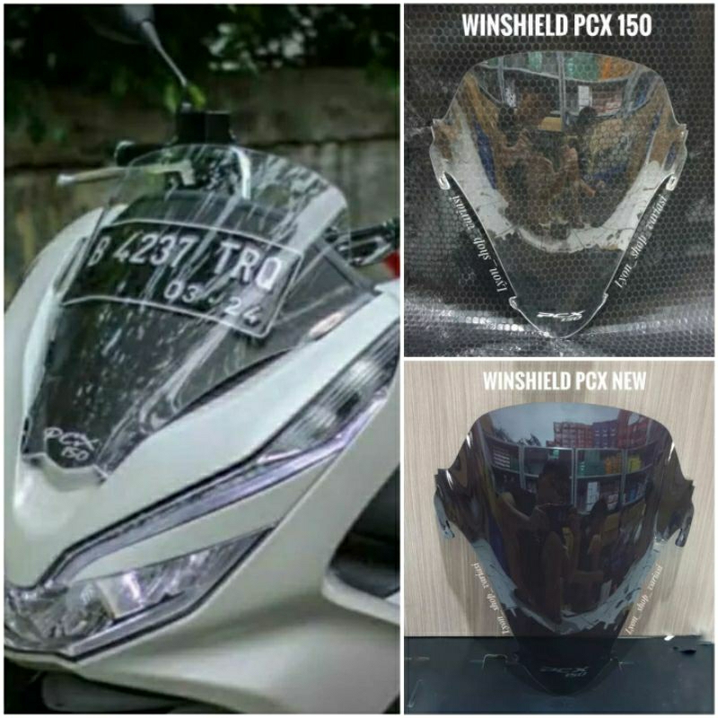 Honda PCX 150 Winsiled Visor PCX Standard Visor 3 Milli Thick | Shopee ...