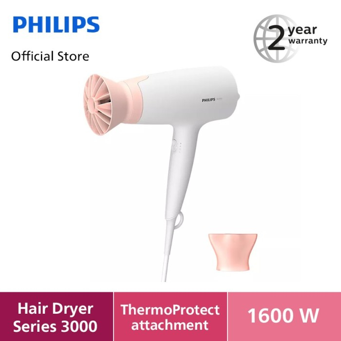 Philips Hair Dryer 3000 Series BHD308/10 Foldable Hair Dryer BHD308 Official Warranty | Shopee ...