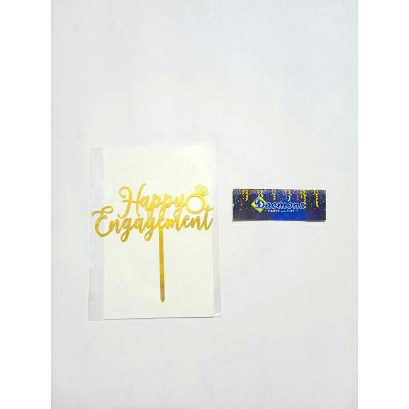 Happy ENGAGEMENT/CAKE CAKE Decoration/ CAKE Topper ENGAGEMENT Design ...
