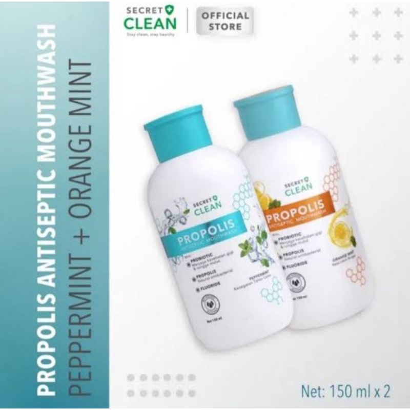 Secret Clean Propolis Antiseptic Mouthwash Herborist/ Olive Oil ...