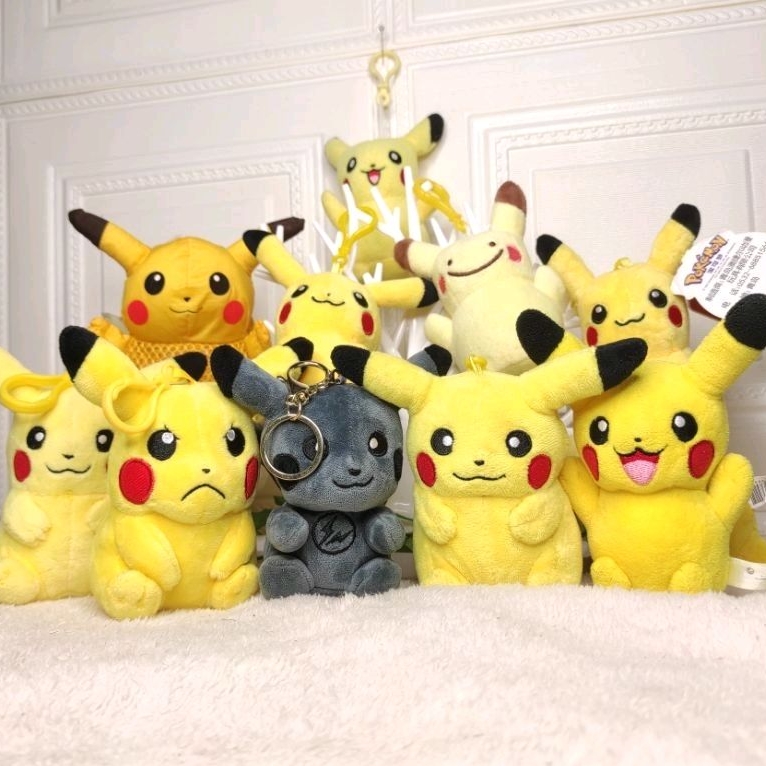 GANTUNGAN Original Imported Pokemon Pikachu Doll Keychain / Pikachu ...