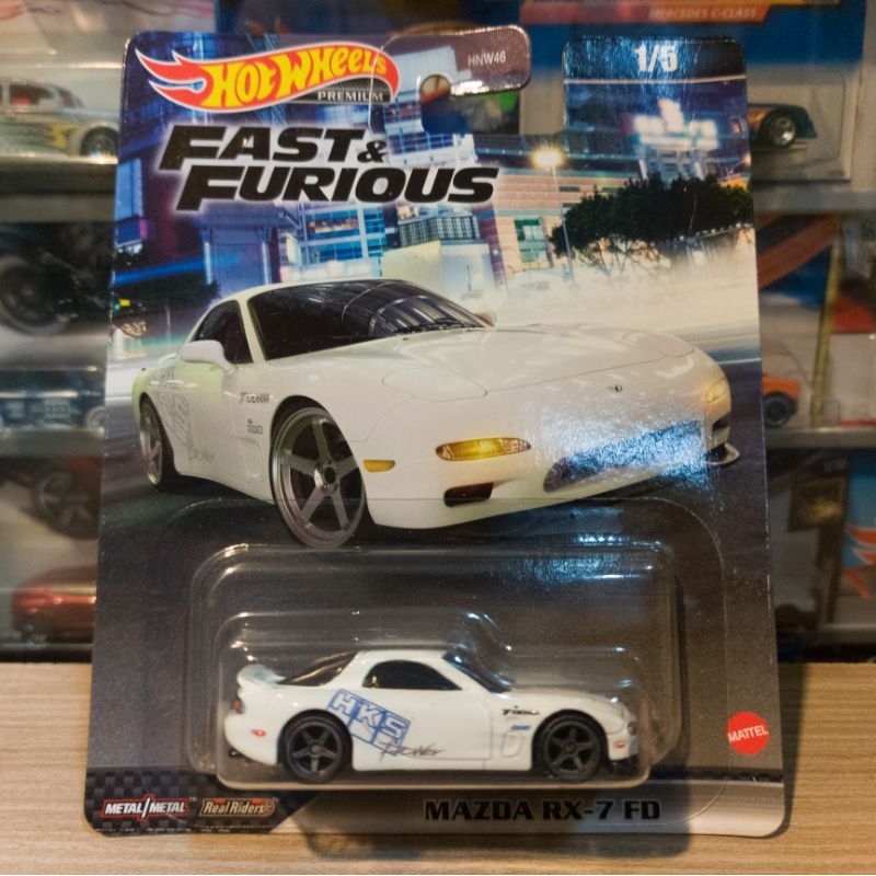 Hot WHEELS MAZDA RX 7 FD HKS - FAST & FURIOUS - PREMIUM | Shopee Malaysia