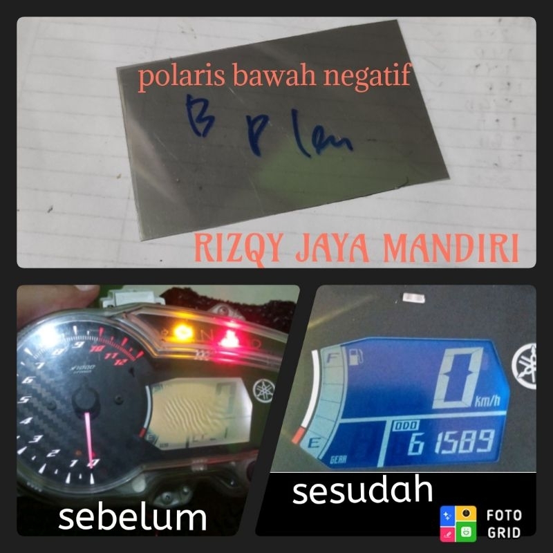 Pbn2pv POLARIS BOTTOM MX KING NEGATIVE DISPLAY POLARIZER MX KING BOTTOM ...