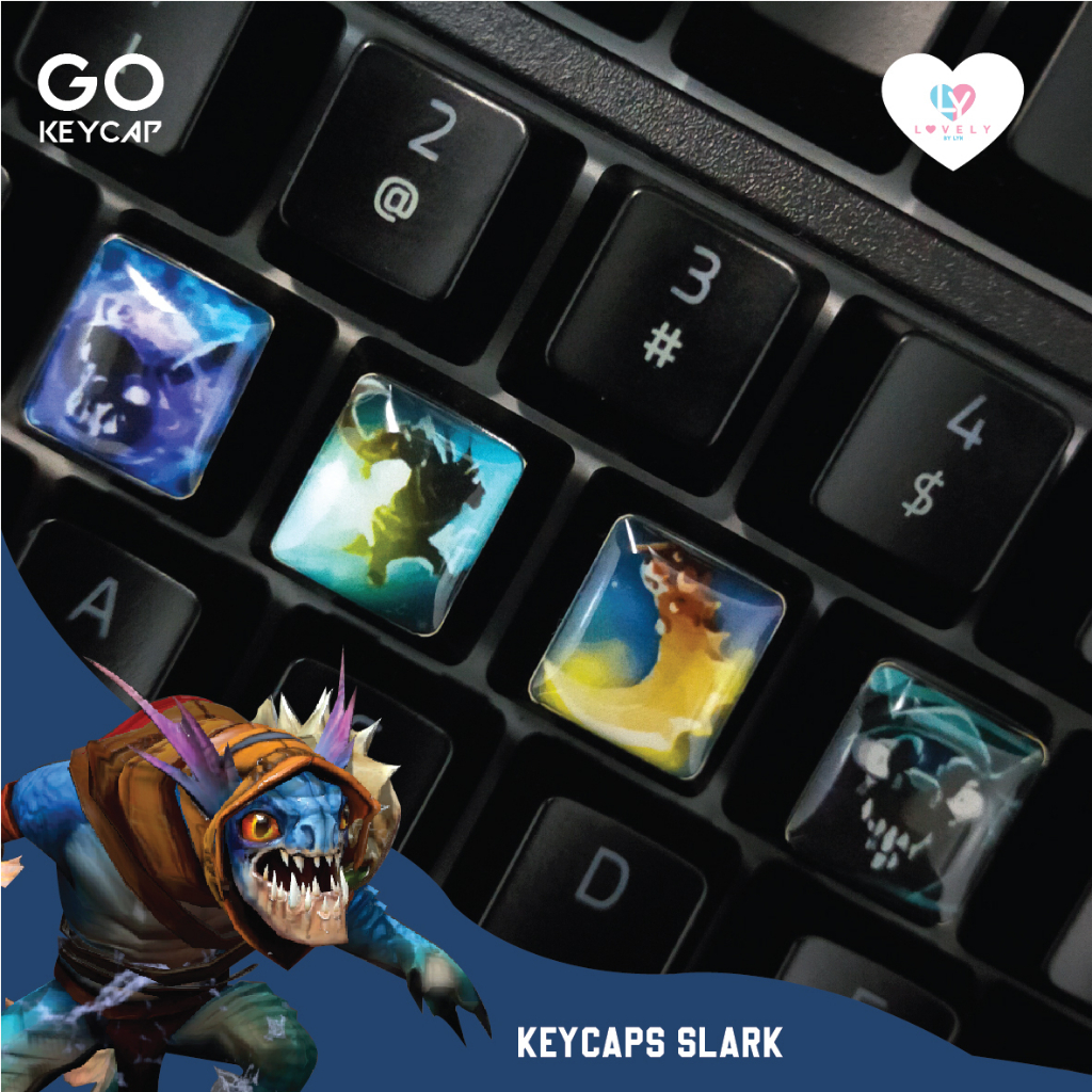 Keycaps PBT Dota 2 Slark Ability | Go KEYCAPS | Shopee Malaysia