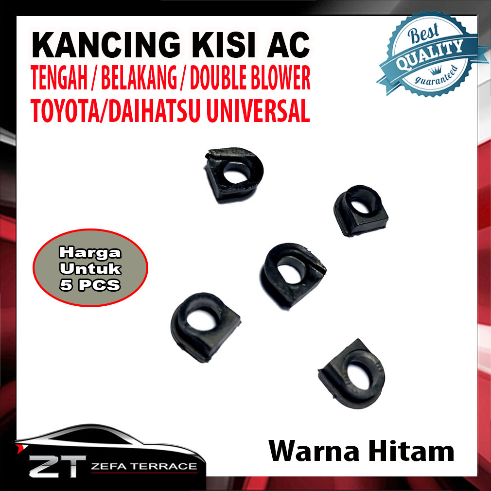 HITAM 5pcs Button Lattice AC Rear Middle Double blower Avanza Xenia ...