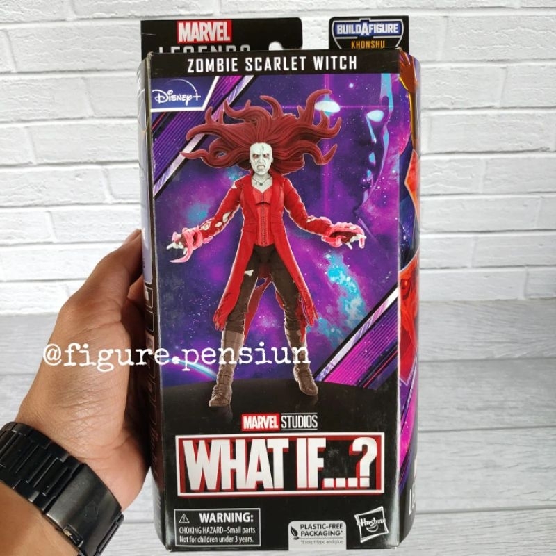 Marvel LEGENDS SERIES DISNEY WHAT IF ZOMBIE SCARLET WITCH WANDA KHONSHU ...