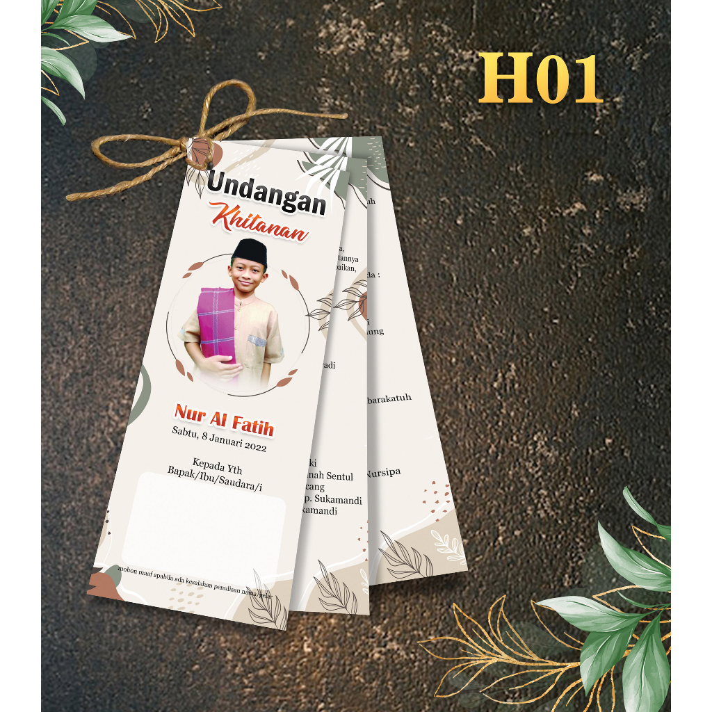 Circumcision Invitations hangtag Circumcision Invitations Circumcision ...